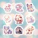 Cute Dogs Sticker Set Kawaii Animal Stickers Gift for Dog - Etsy