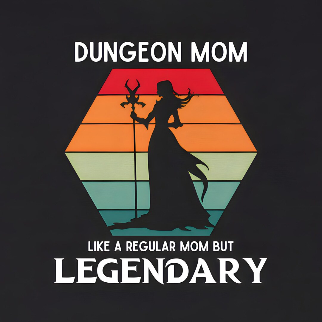 DND Mom Sorcerer Legendary Tshirt, Dungeon Mom, Legendary Mom, Funny ...