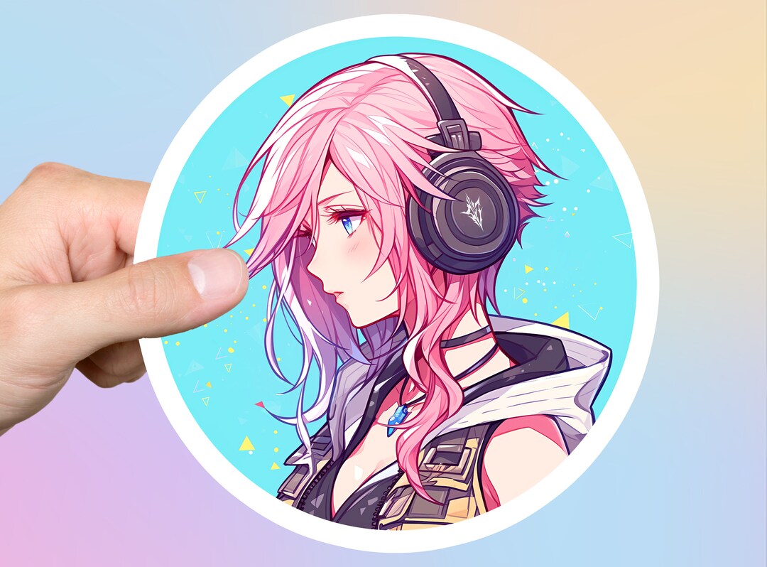 Lightning Lofi Sticker Final Fantasy 13 Claire Farron - Etsy
