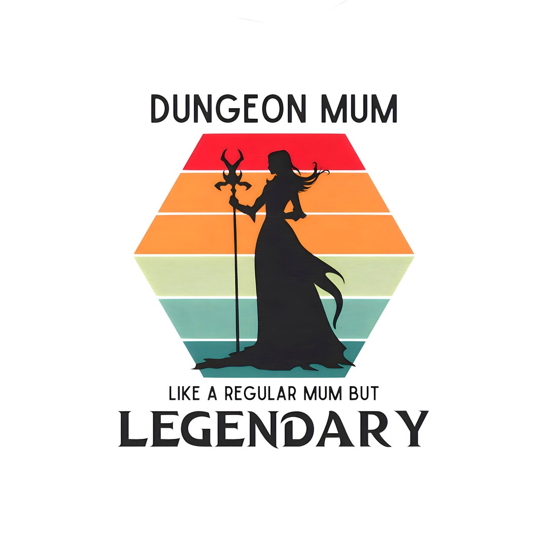 DND Mum Sorcerer Legendary Tshirt, Dungeon Mum, Legendary Mother, Funny ...