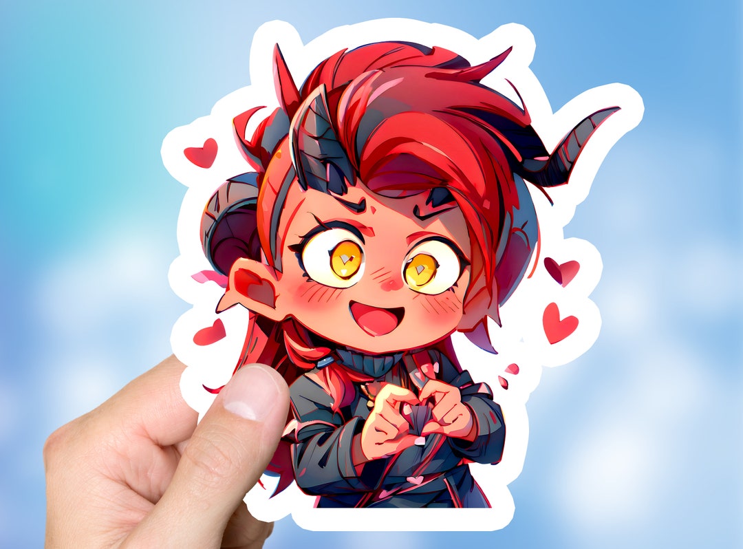 Karlach BG3 Heart Sticker Dungeons and Dragons Gift Barbarian Stickers ...