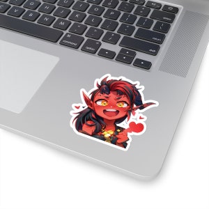 Cute Karlach Love Sticker BG3 Barbarian Kawaii Baldur's Gate 3 Gift for ...