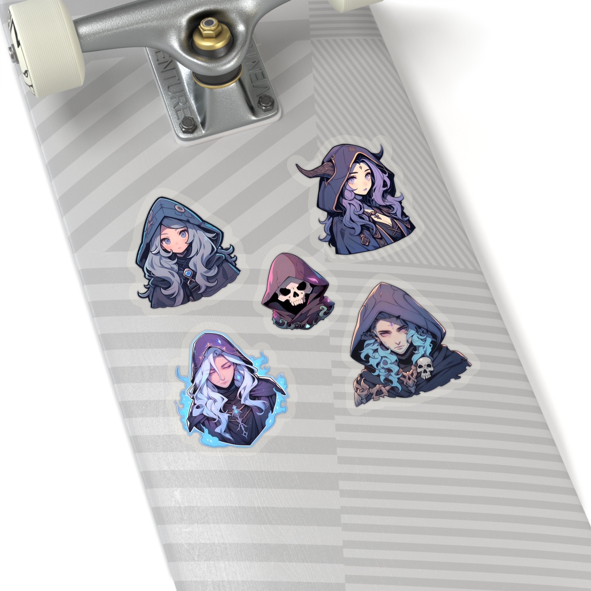 Necromancer DND Sticker Set Dungeons and Dragons Stickers - Etsy