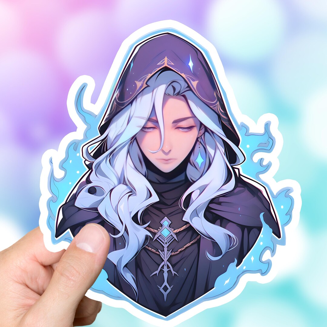Necromancer Sticker Kawaii Dungeons and Dragons DND Baldurs Gate 3 ...