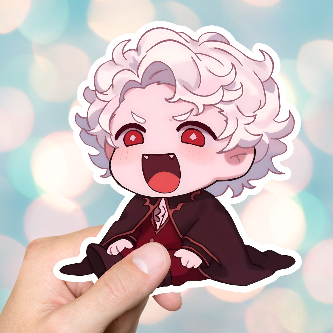 Happy Astarion BG3 Sticker, Dungeons and Dragons BG3 Gift, Cute ...