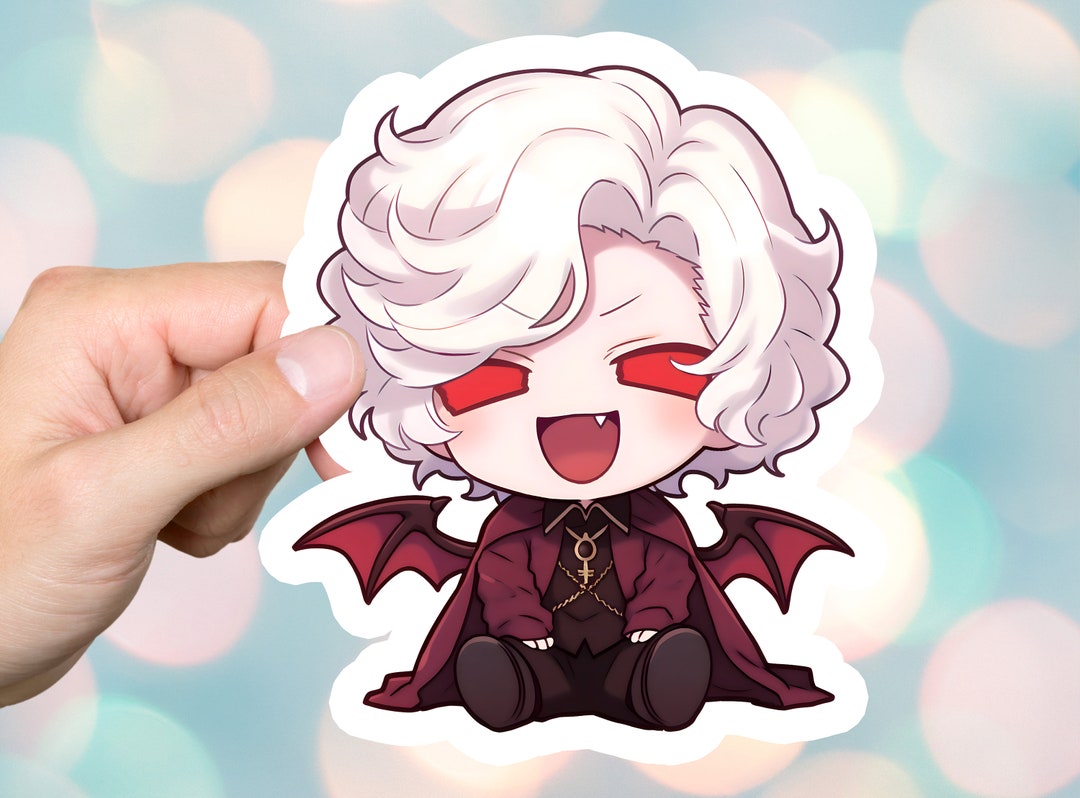 Chibi Vampire Astarion BG3 Sticker Dungeons and Dragons BG3 Gift Cute ...
