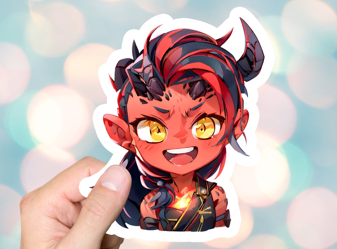 Karlach Barbarian BG3 Sticker Dungeons and Dragons Gift Barbarian ...