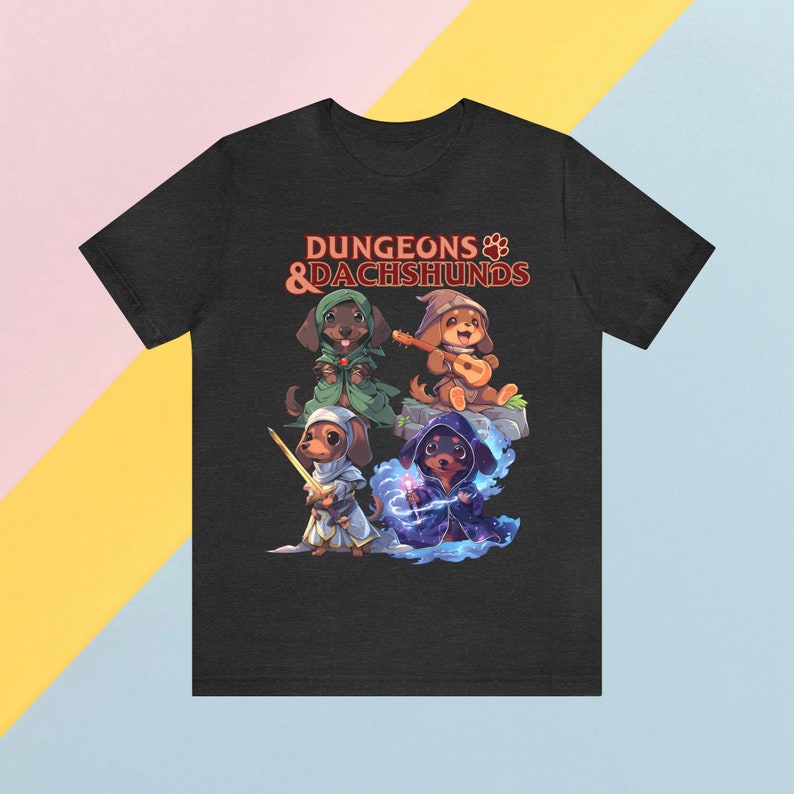Dungeons and Dachshunds T-shirt Cute BG3 Tshirt Dungeons and Dragons ...