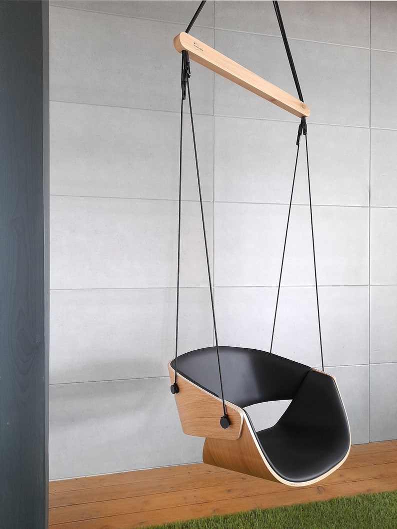 Luxury Wooden Swing, Rocking Armchair Seat, Office Swing, Chill Zone ...