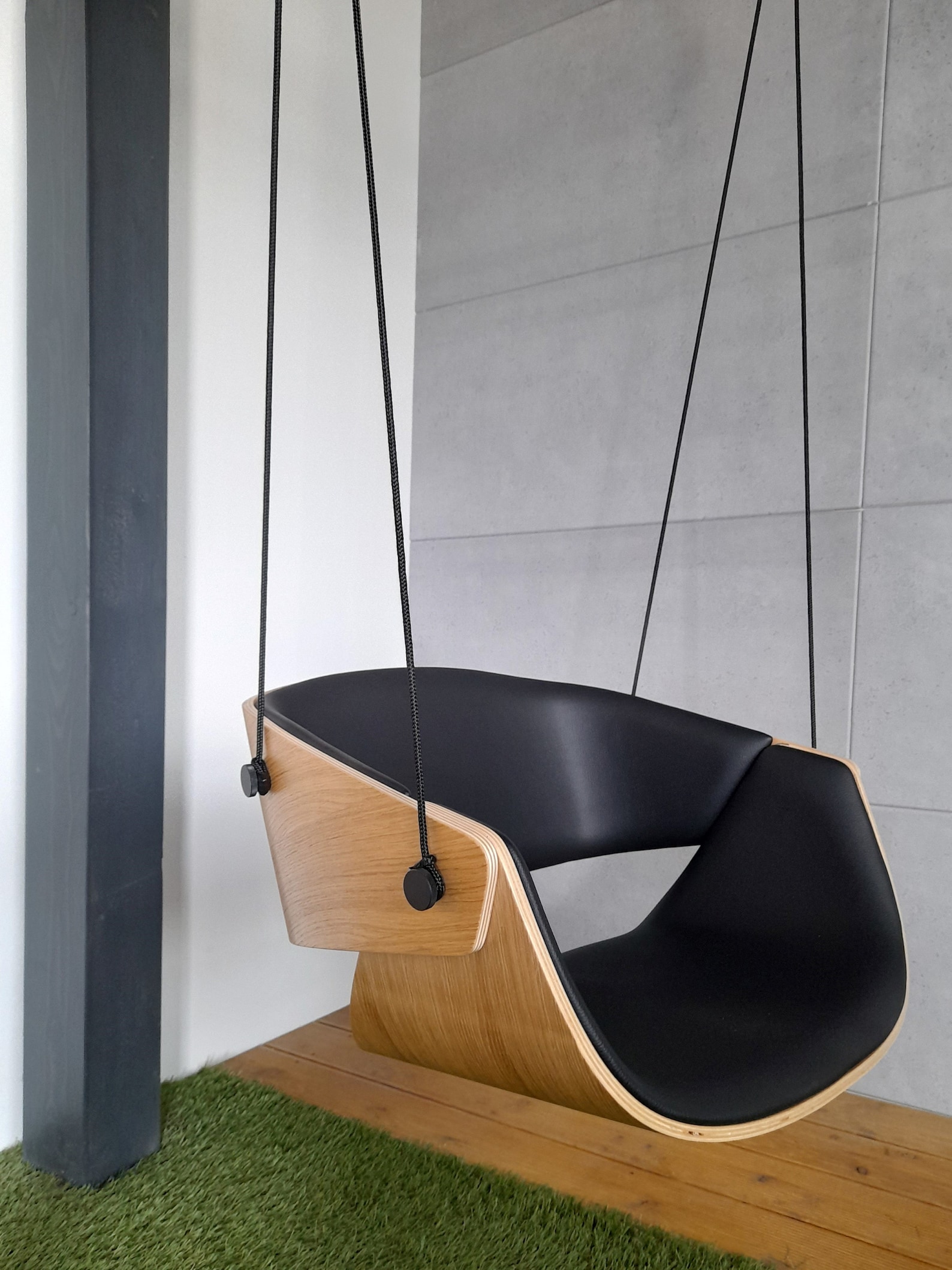 Luxury Wooden Swing, Rocking Armchair Seat, Office Swing, Chill Zone ...