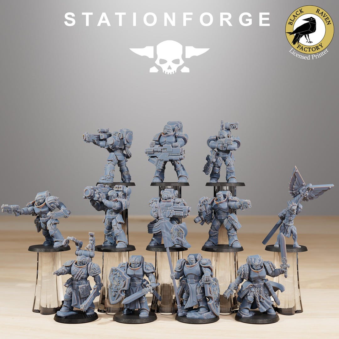 Socratis Reinforcers (12 miniatures) - StationForge miniature for ...