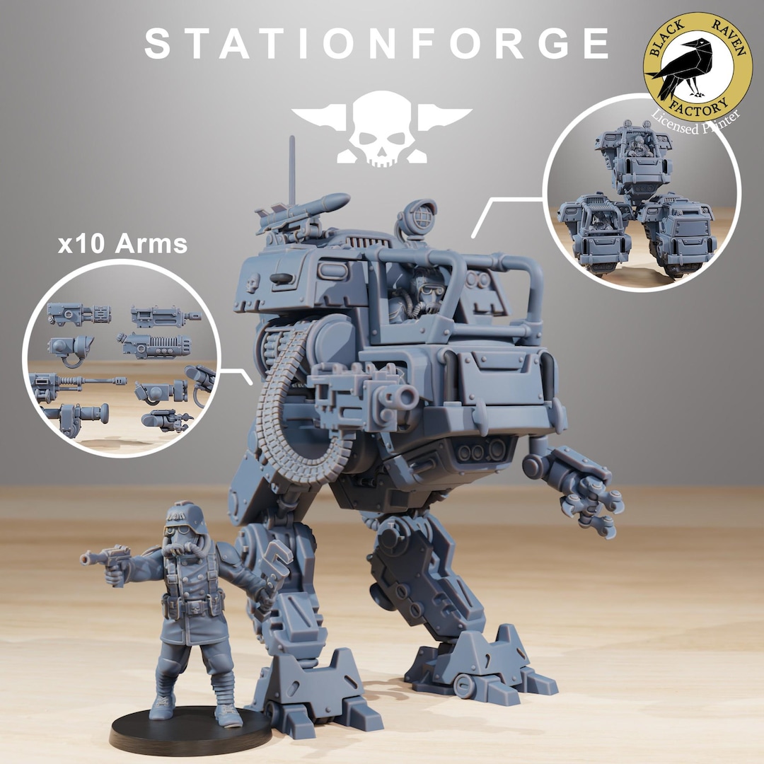 Grimguard Walker MK1 (1 Vehicle, All Options and Crew Included ...