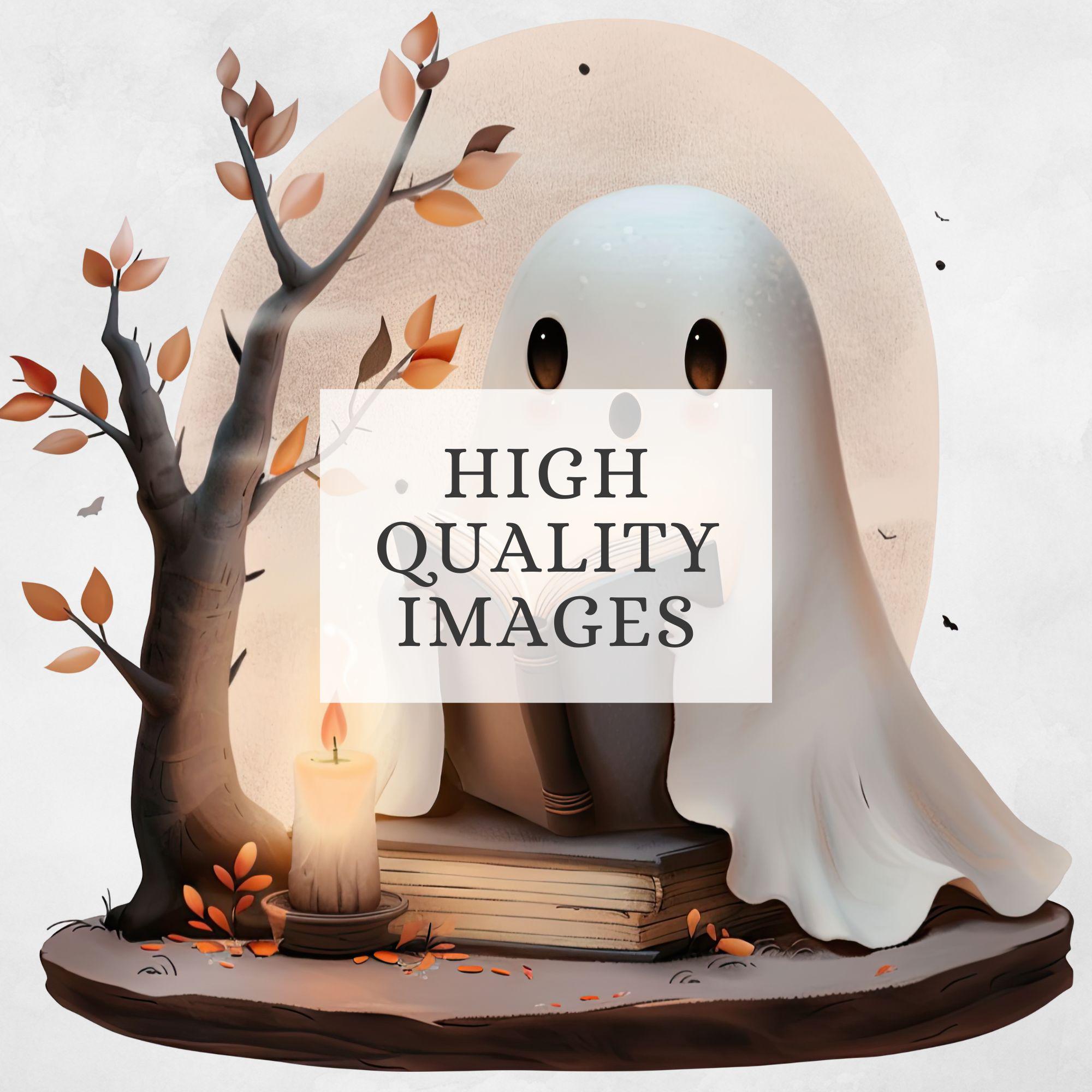 Ghost Reading Clipart, Bookish Halloween, Ghost Png, Trendy Bookish Png ...