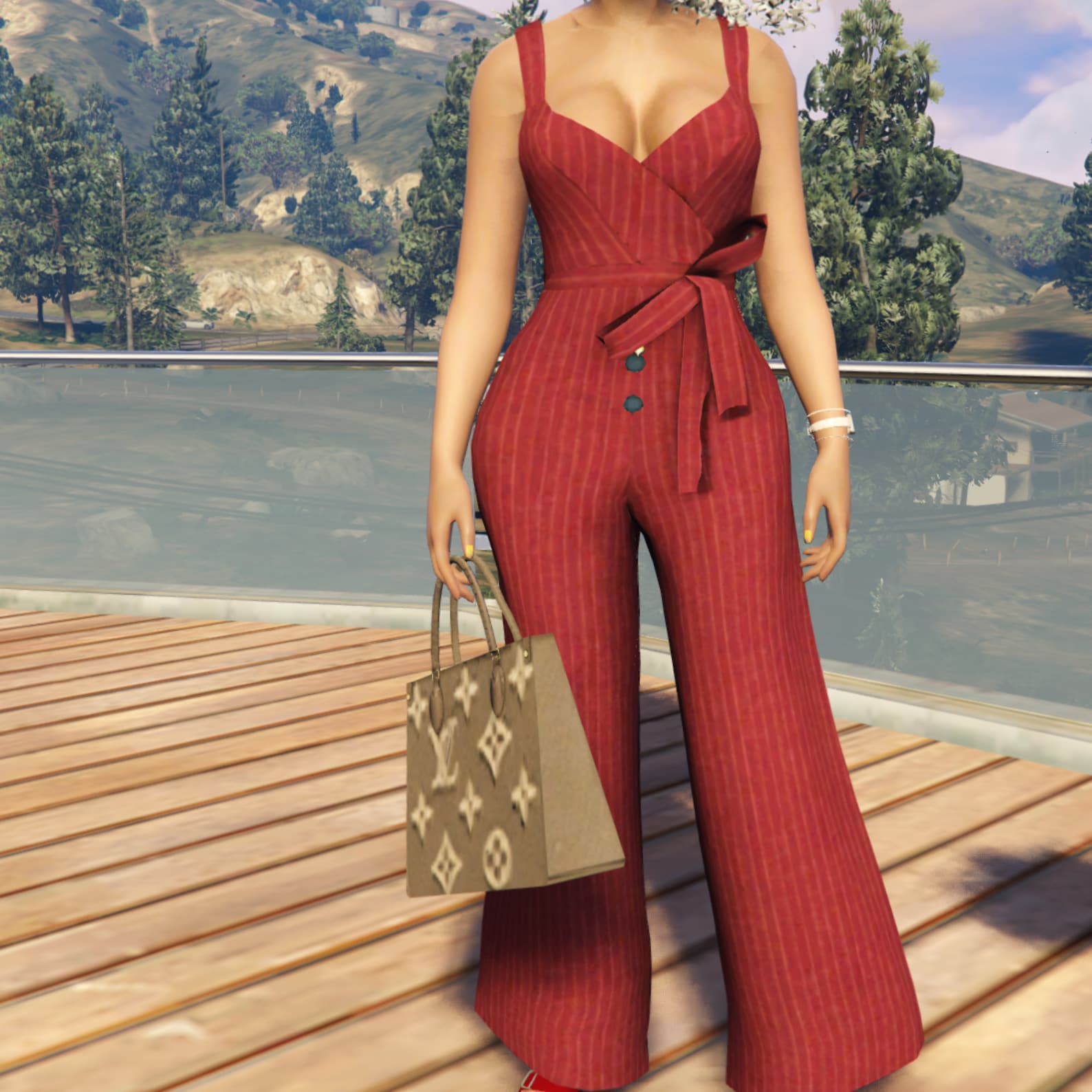 Chloe Jumpsuit Fivem GTA Female Clothes - Etsy