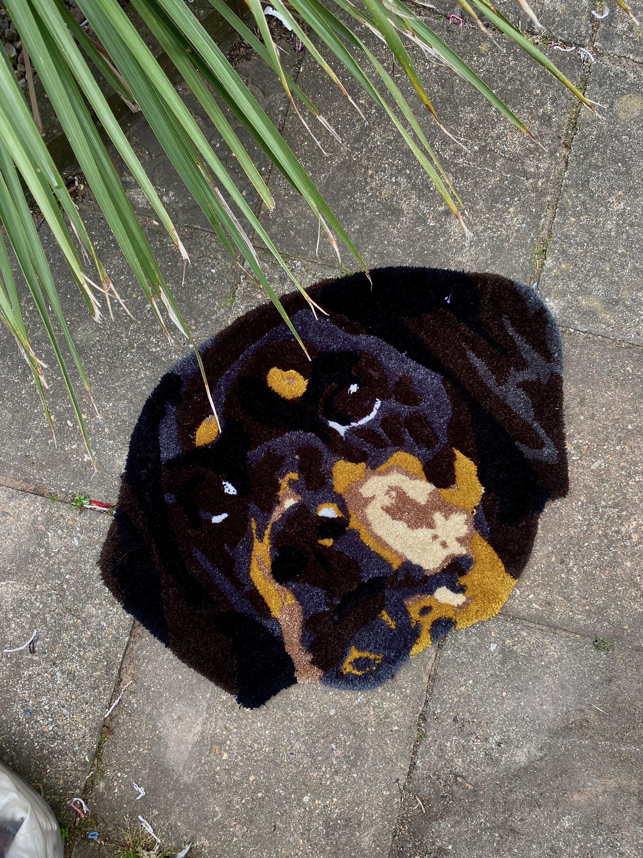 Personalised Tufted PORTRAIT Rug | Tufted Rug | Home Decor | Wall Art ...