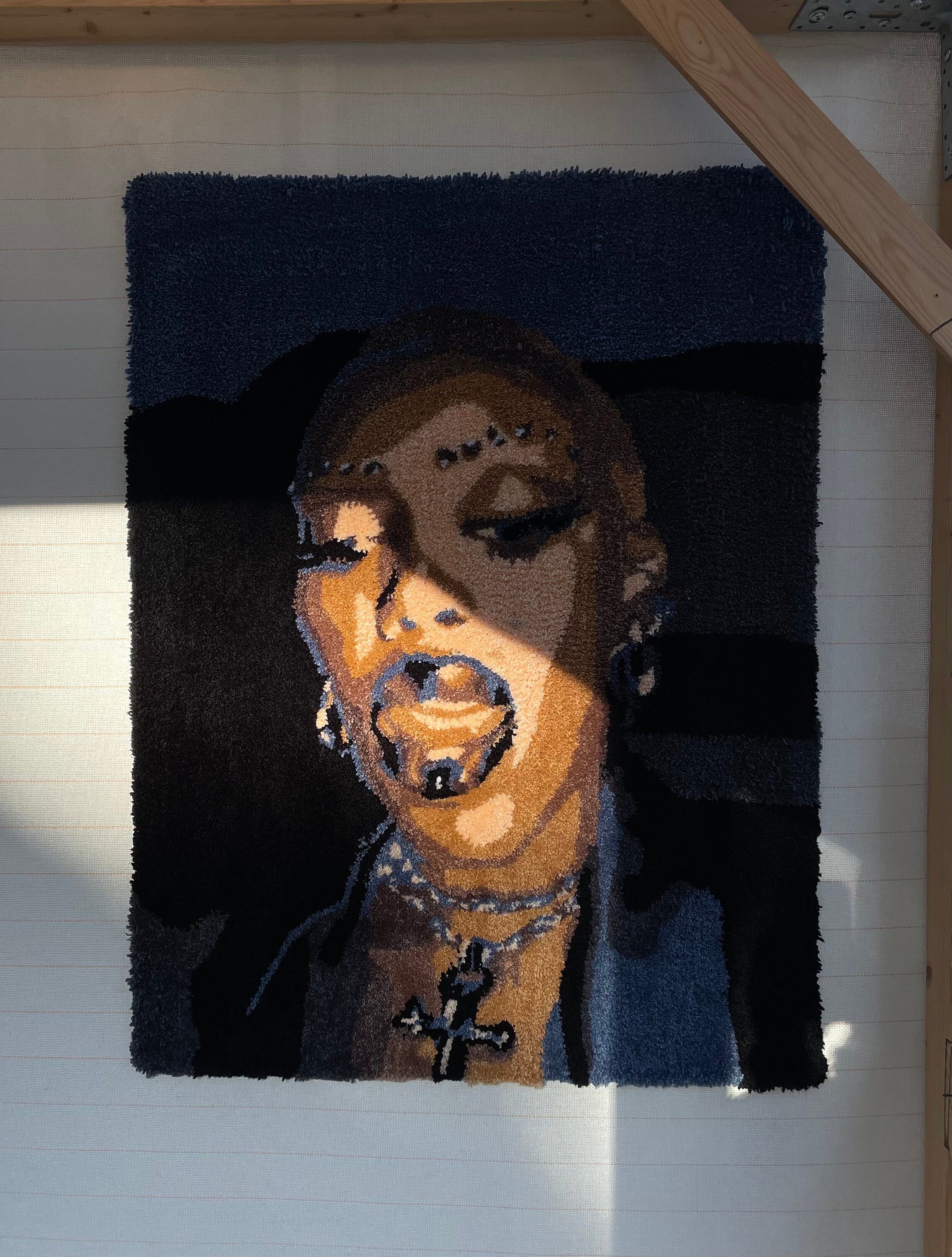 Personalised Tufted PORTRAIT Rug | Tufted Rug | Home Decor | Wall Art ...