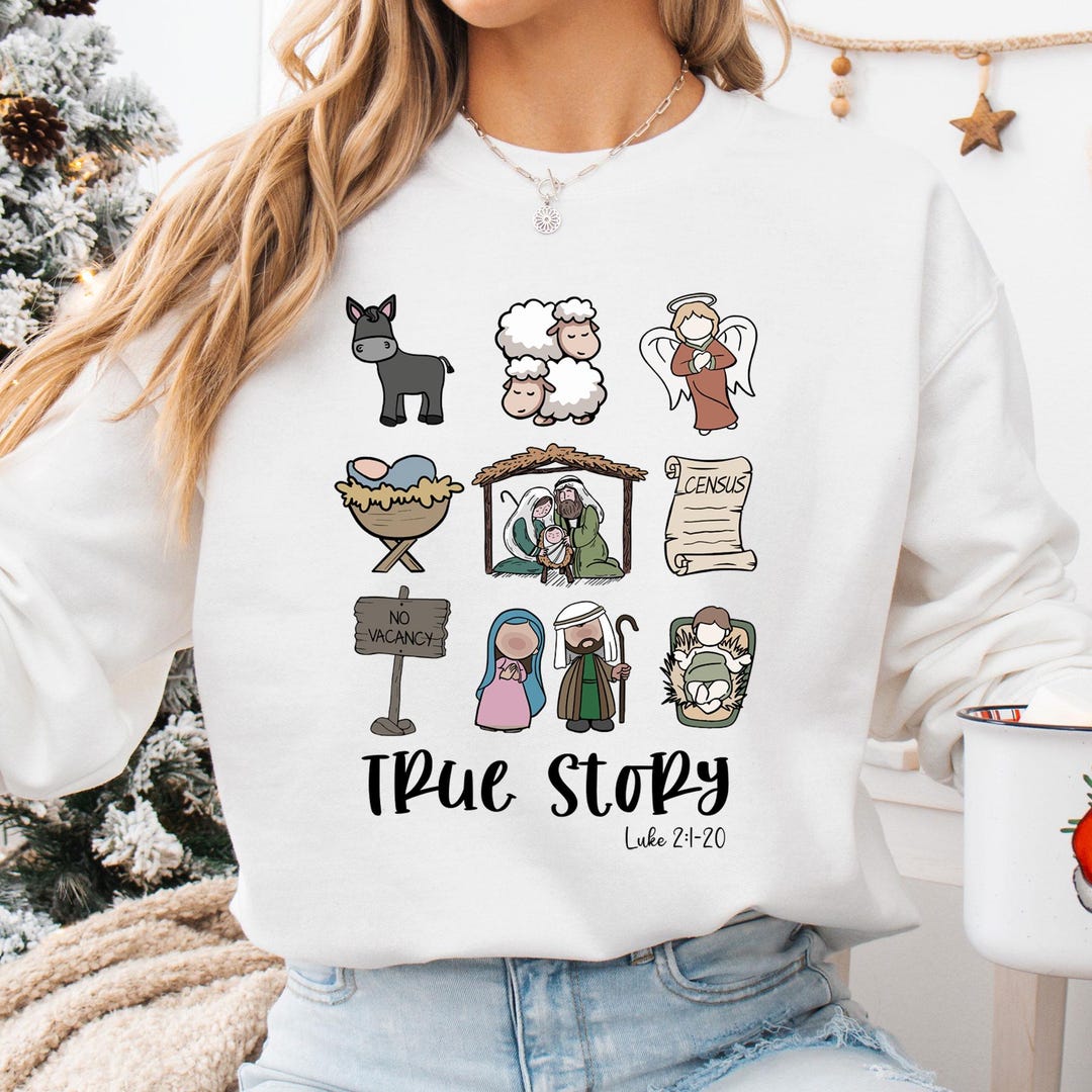 True Story Christmas PNG, Nativity Scene Png, True Story Nativity Png ...