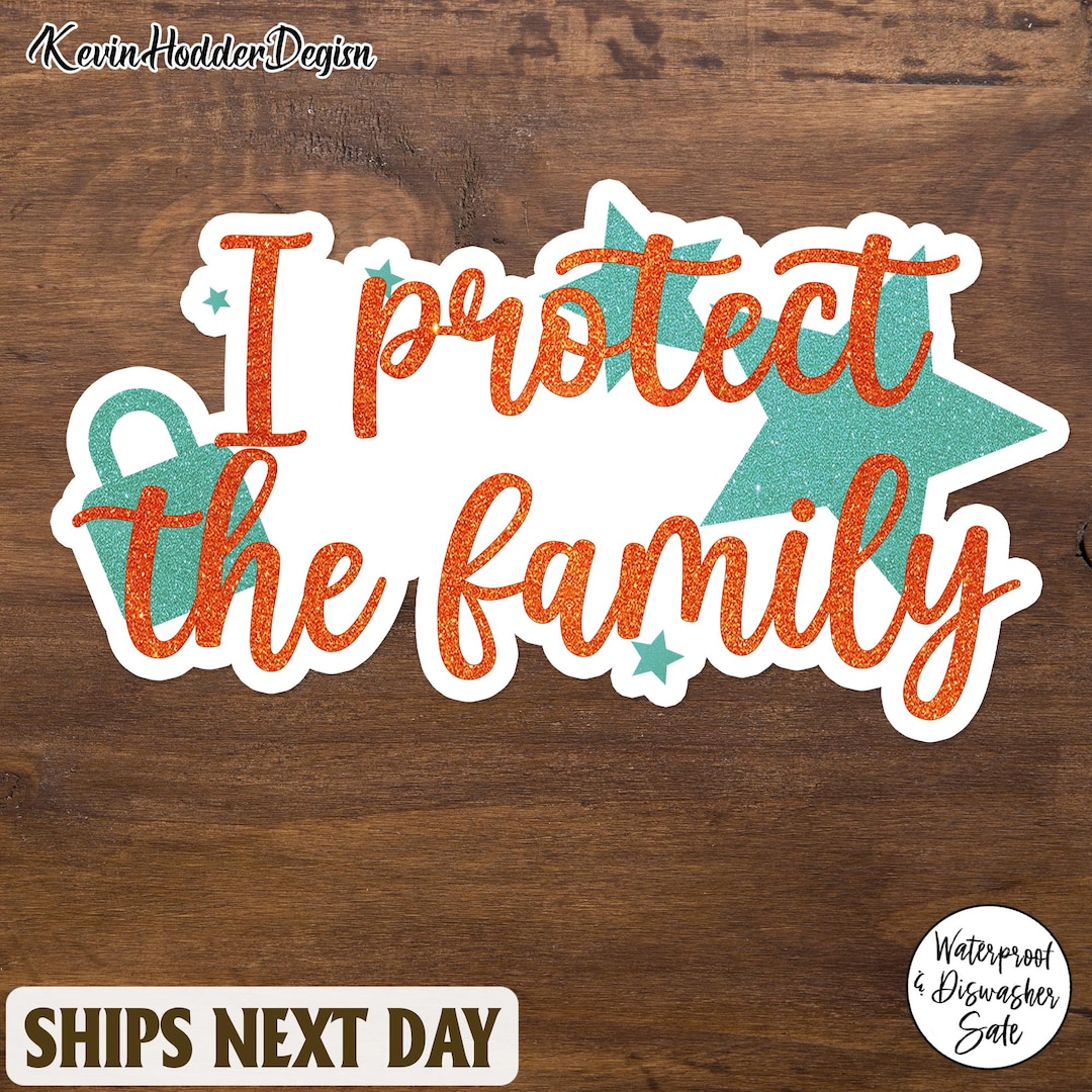 I Protect the Family Sticker/car Magnet, My Energy is Expensive Vinyl ...