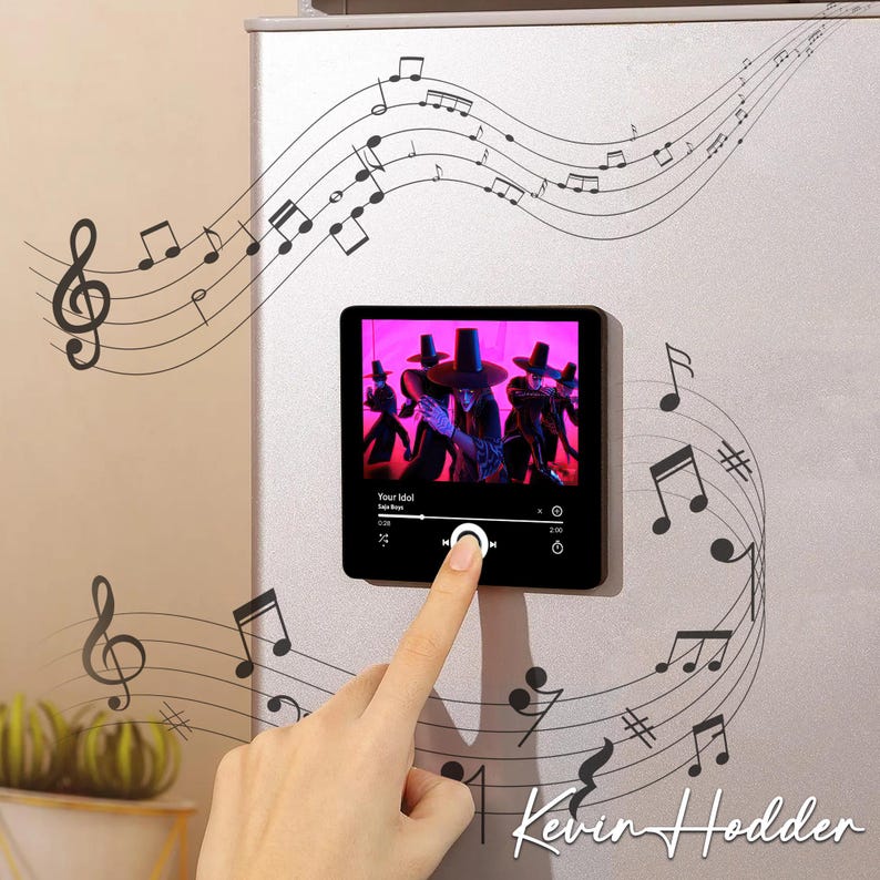 Saja Boys Your Idol Music Fridge Magnet, K-pop Inspired Song Magnet ...