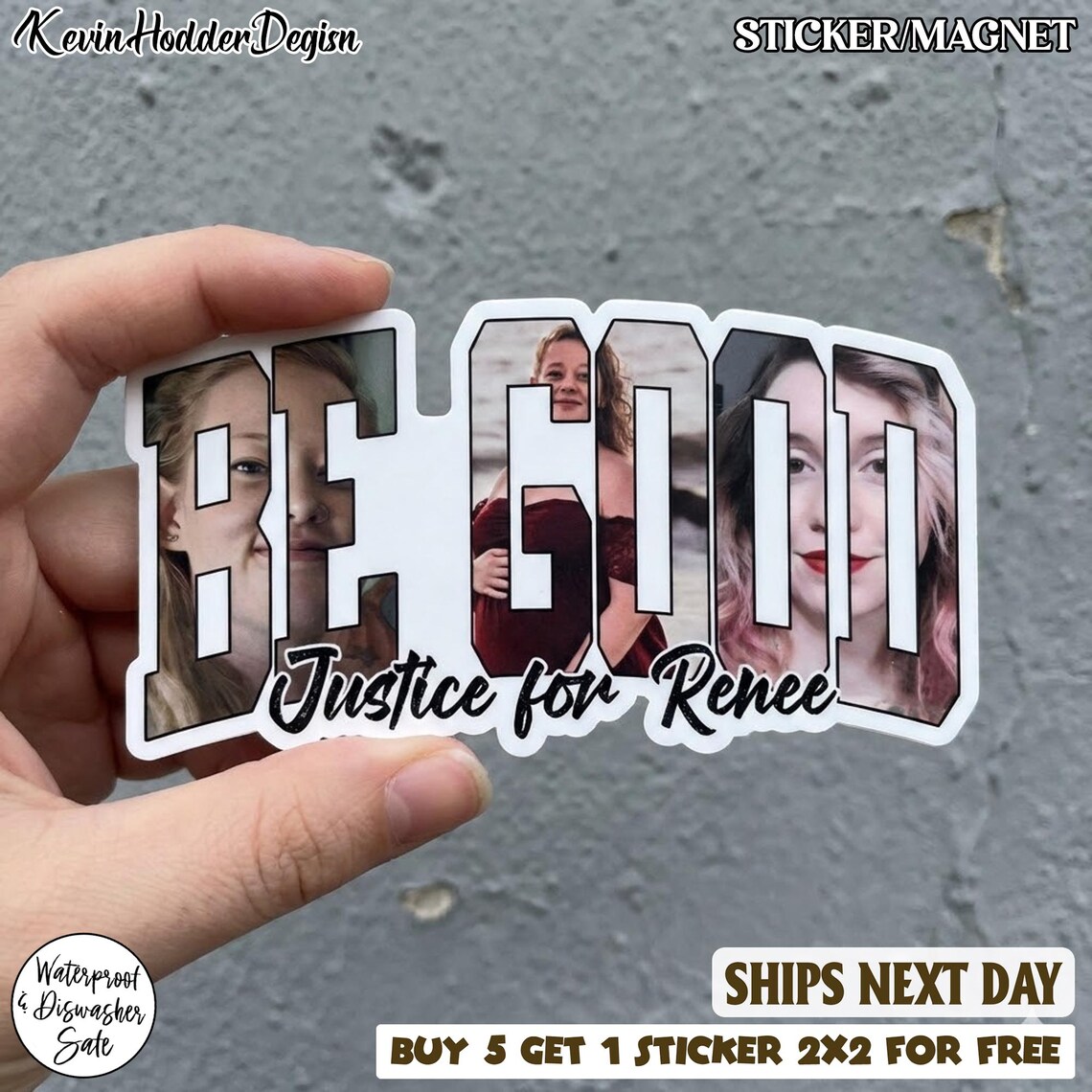 Be Good Sticker/magnet, Justice for Renee, NO ICE, Anti Ice, Rip Renee ...
