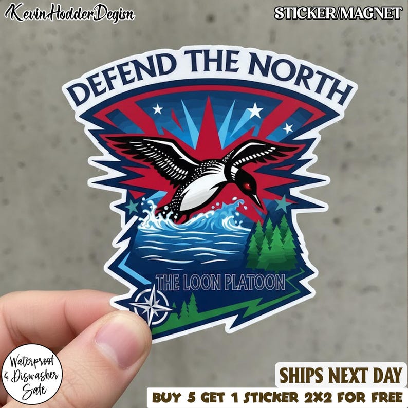 Defend the North Fuck Ice Bird Minnesota Sticker/car Magnet, MN State ...