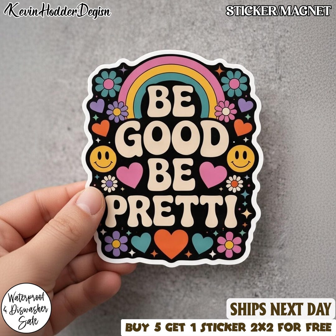 Be Good Be Pretti Sticker/car Magnet, Political Protest Decal, Activist ...