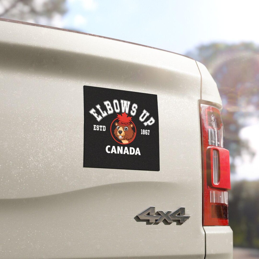 Elbows up Canada Magnet, Bumper Magnet, Custom Magnet, Anti Trump ...