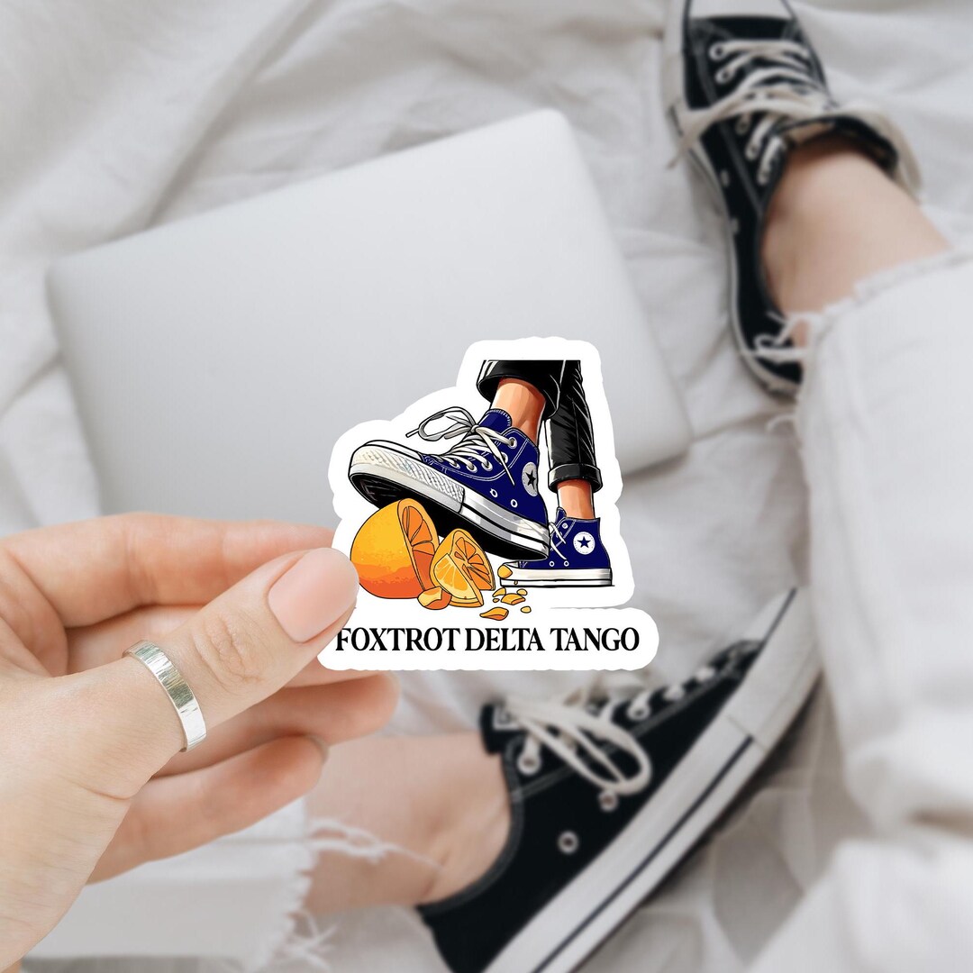 Foxtrot Delta Tango Sticker, Human Rights Feminist Stickers, Liberal ...