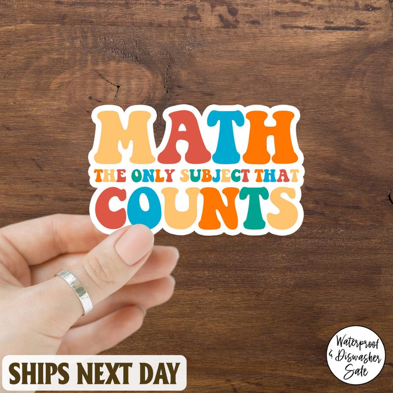 Math Stickers - Etsy