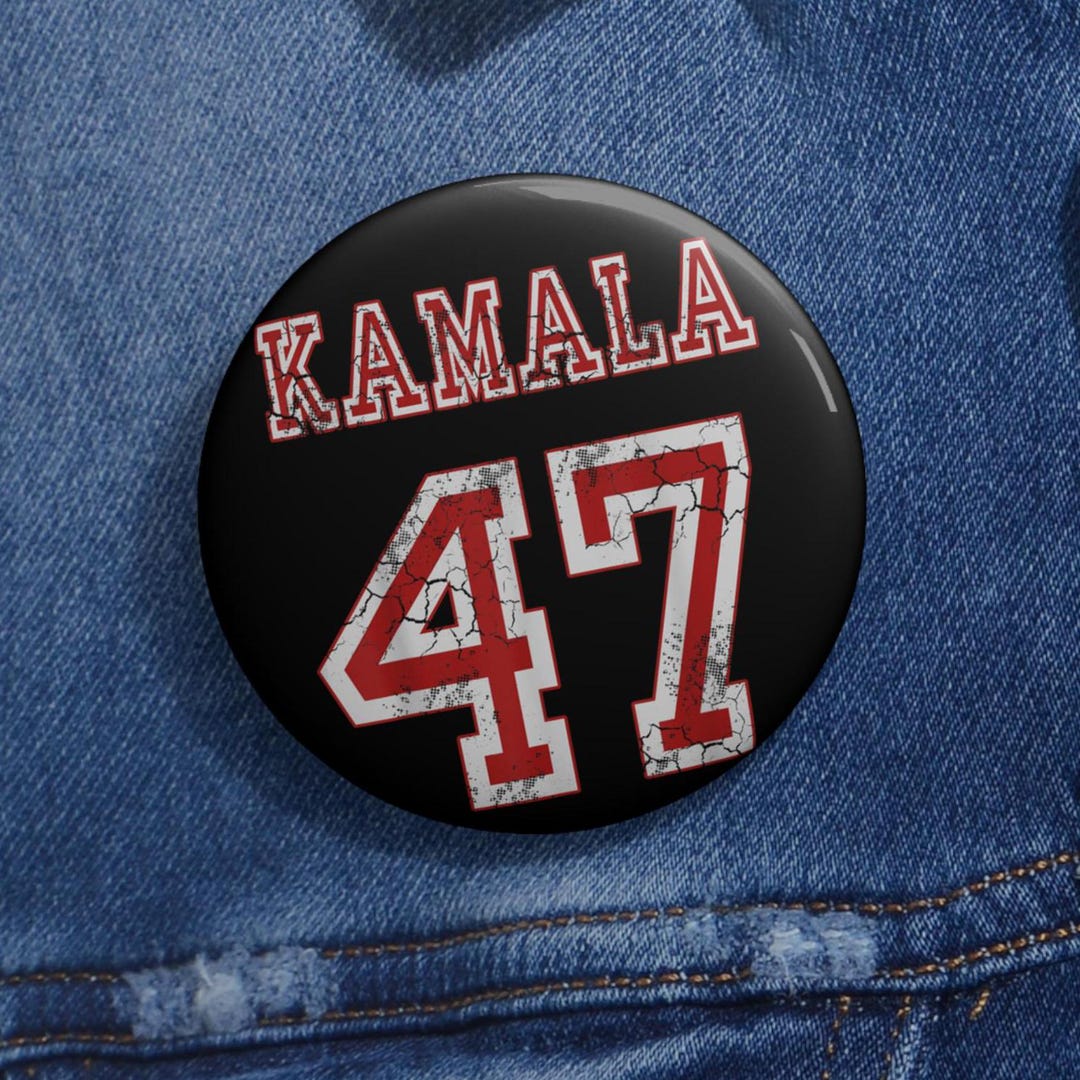 Kamala Harris 47th President USA Pin Button, Kamala Haris Pins, Kamala ...