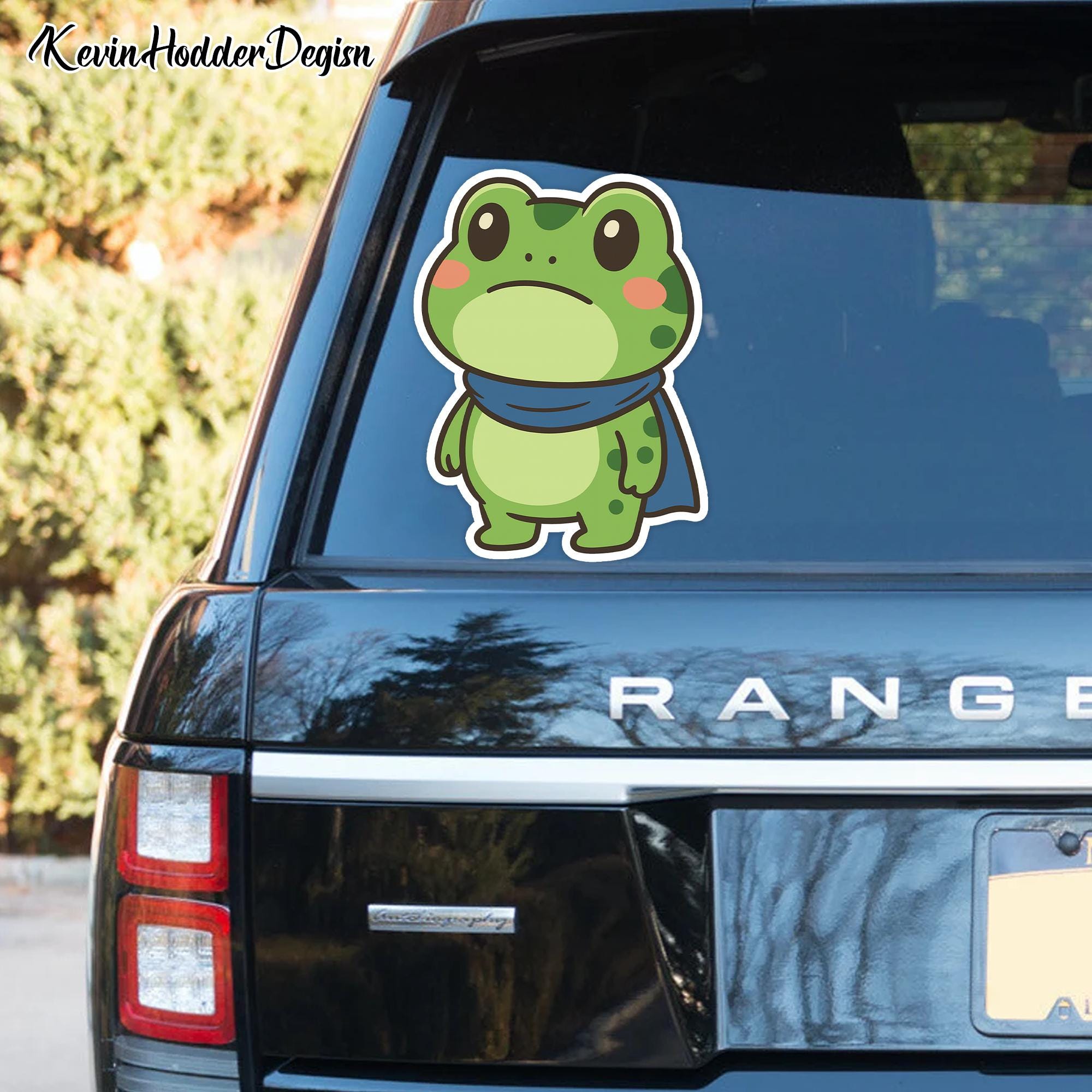 Portland Frog Kiss Cut Sticker/car Magnet, Portland Frog Protester ...