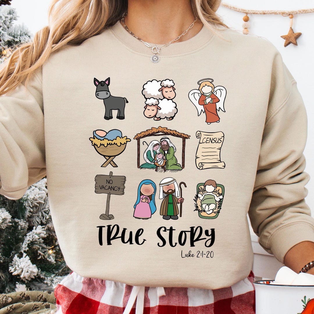 True Story Christmas PNG, Nativity Scene Png, True Story Nativity Png ...