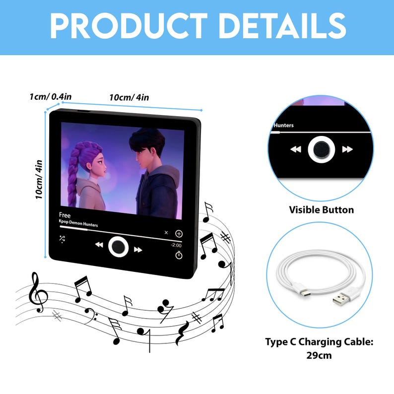Free - Jinu Rumi Kpop Demon Hunters Music Fridge Magnet, K-pop Inspired ...