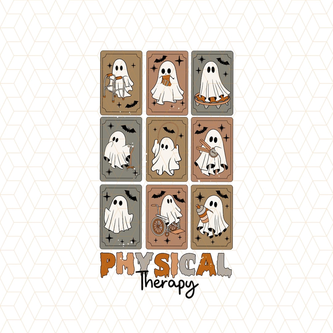 Physical Therapy Halloween Png, Halloween PT Spooky Png, PT Halloween ...