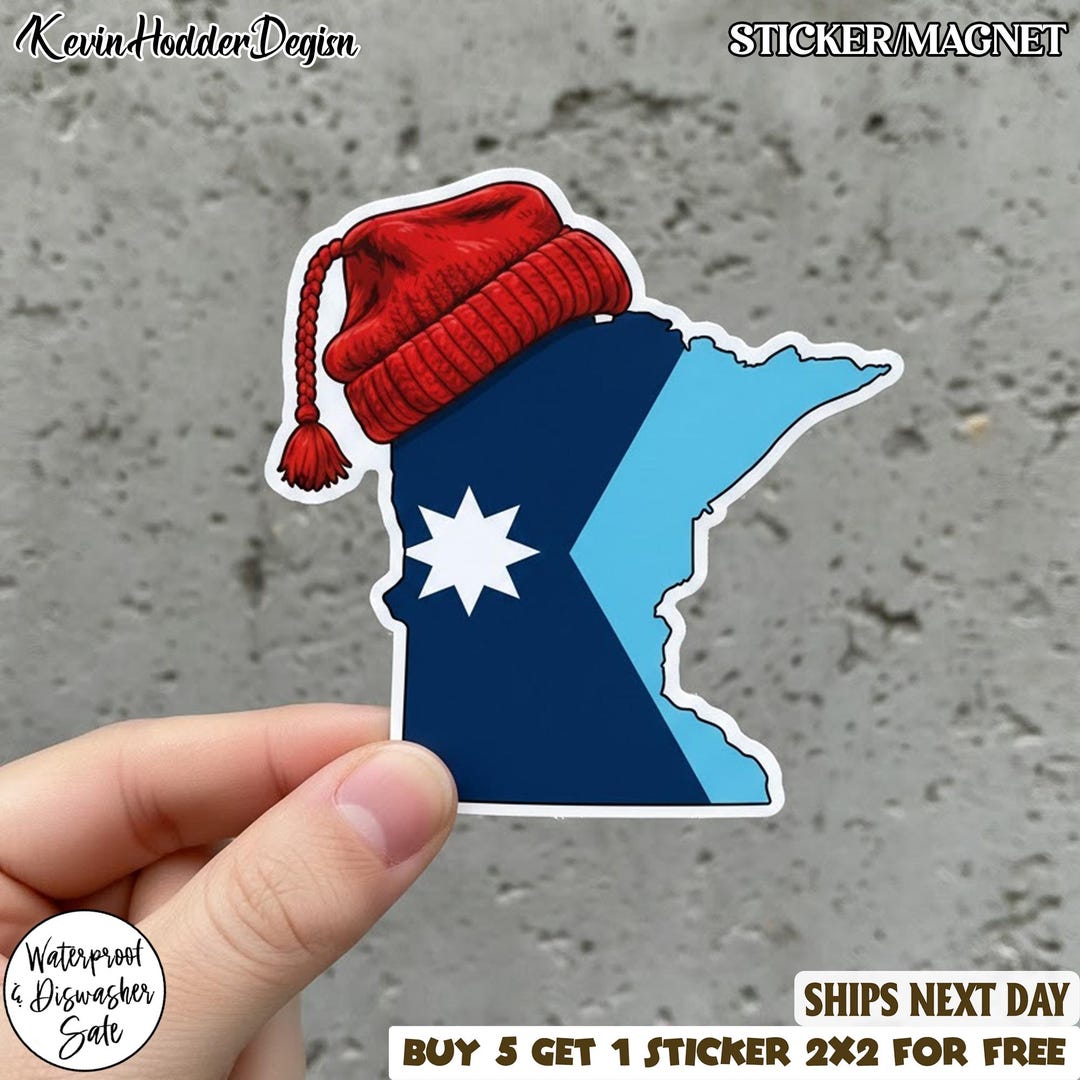Melt the ICE Minnesota Map Sticker/magnet, Red Hat Protest, NO ICE ...