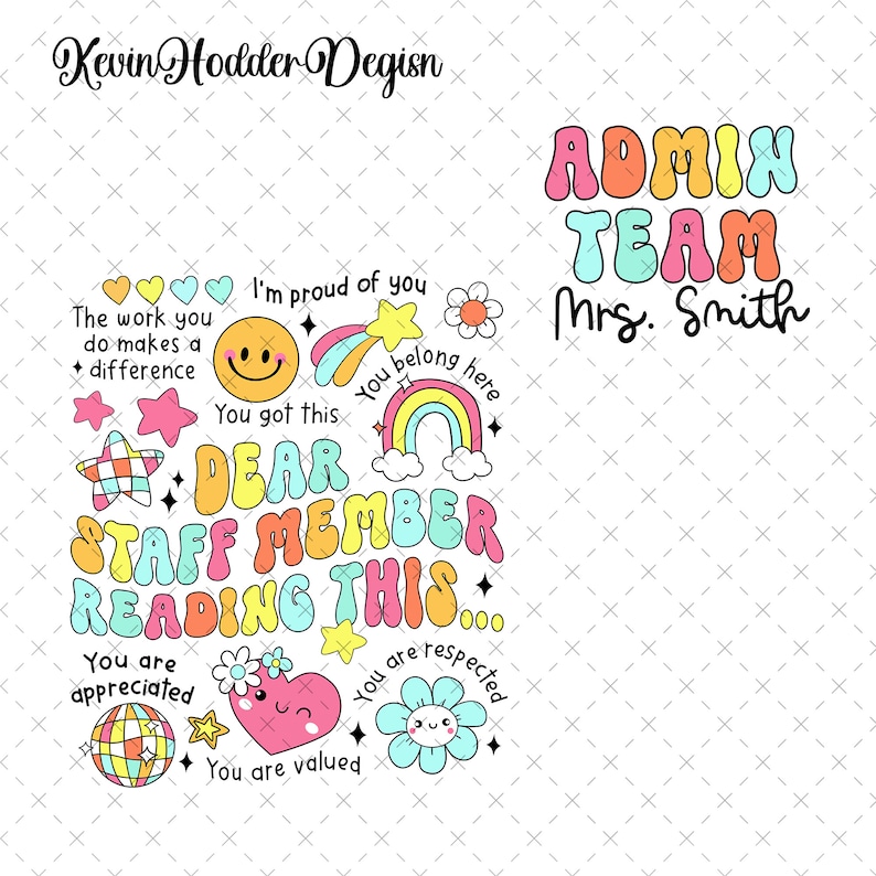 Personalized Dear Staff Member Reading This Png, Custom Name ...