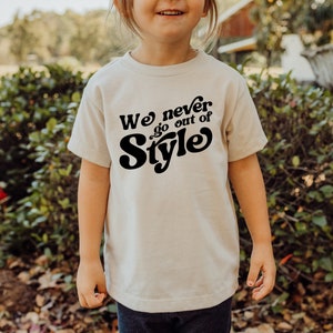 We Never Go Out of Style Youth, Girls Shirt - Lyrics Shirt for Kids ...