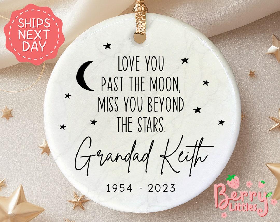 Personalised Christmas Memorial Bauble Custom Christmas Memory Bauble ...