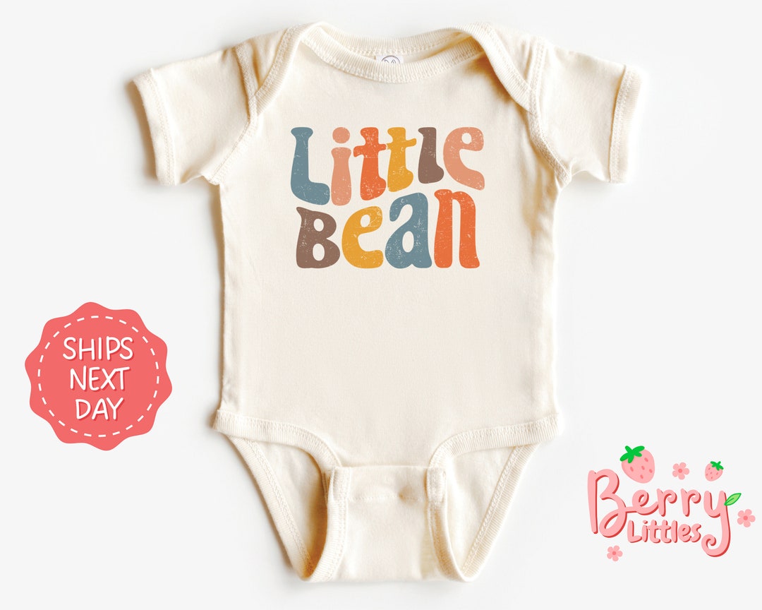 Little Bean Gender Neutral Baby Reveal Onesie® - Cute Baby Onesie ...