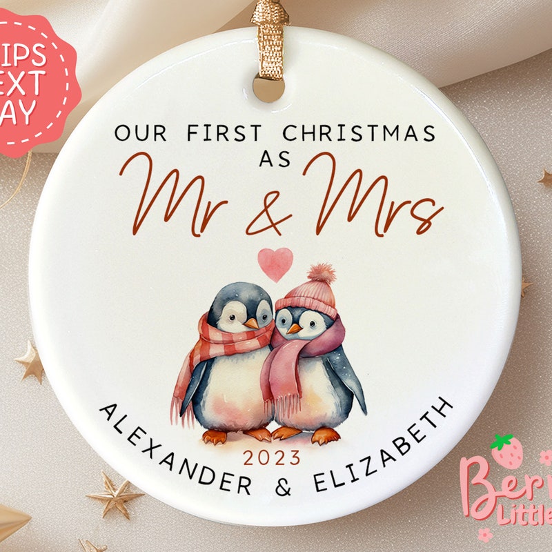 Mr and Mrs Tree Bauble - Etsy