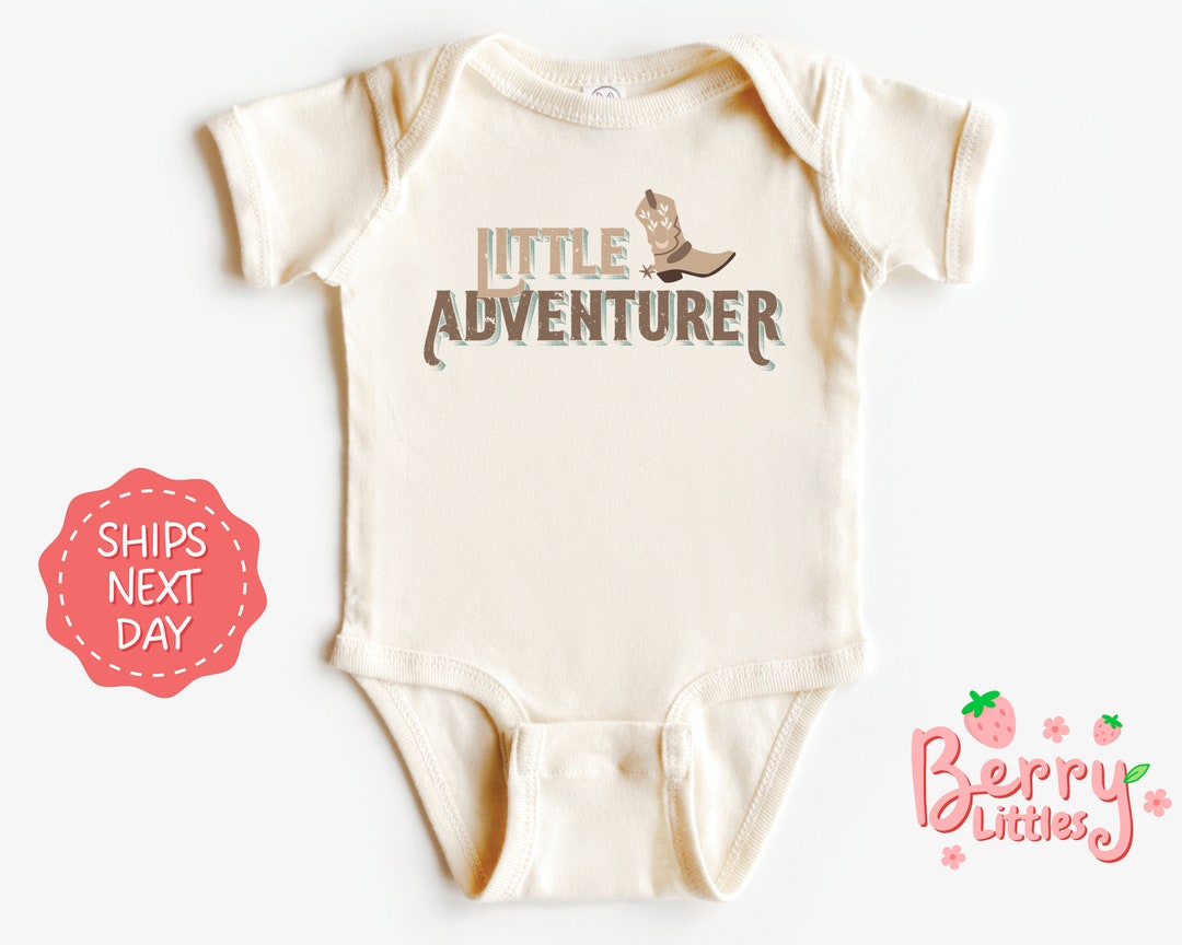 Little Adventurer Camping Natural Baby Onesie® Little Country Baby ...