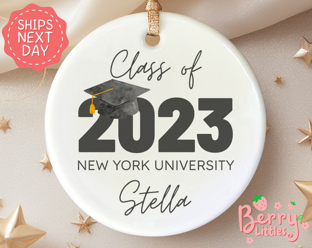 Class of 2024 Graduation Name Ornament - Personalized College ...