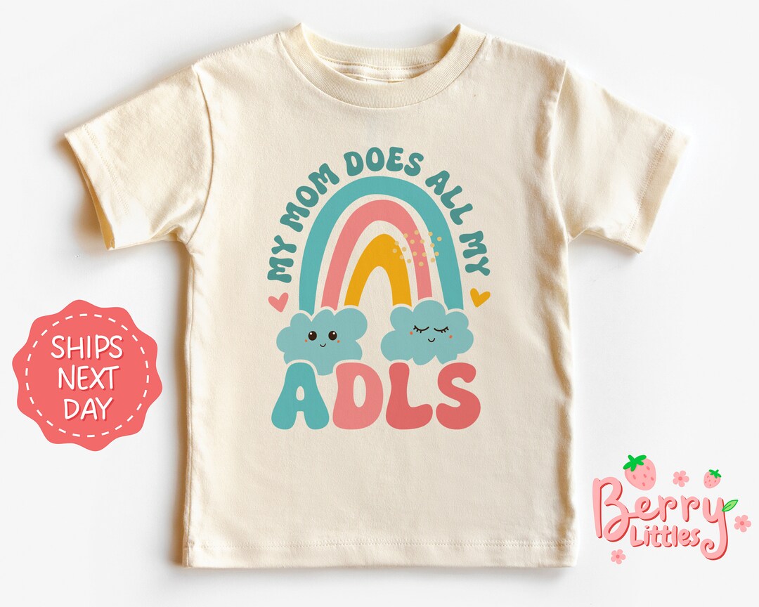 My Mom Does All My Adls Funny Nurse Baby Reveal Onesie® - Etsy