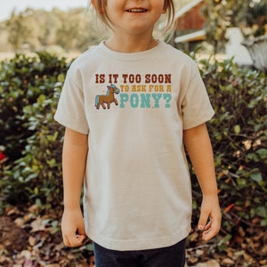 Is It Too Soon to Ask for a Pony? Baby Cowgirl Funny Baby Onesie® - Western Natural Infant ...