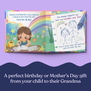 Grandma Gift, Gift for Grandma From Child, Mother's Day, Personalized ...