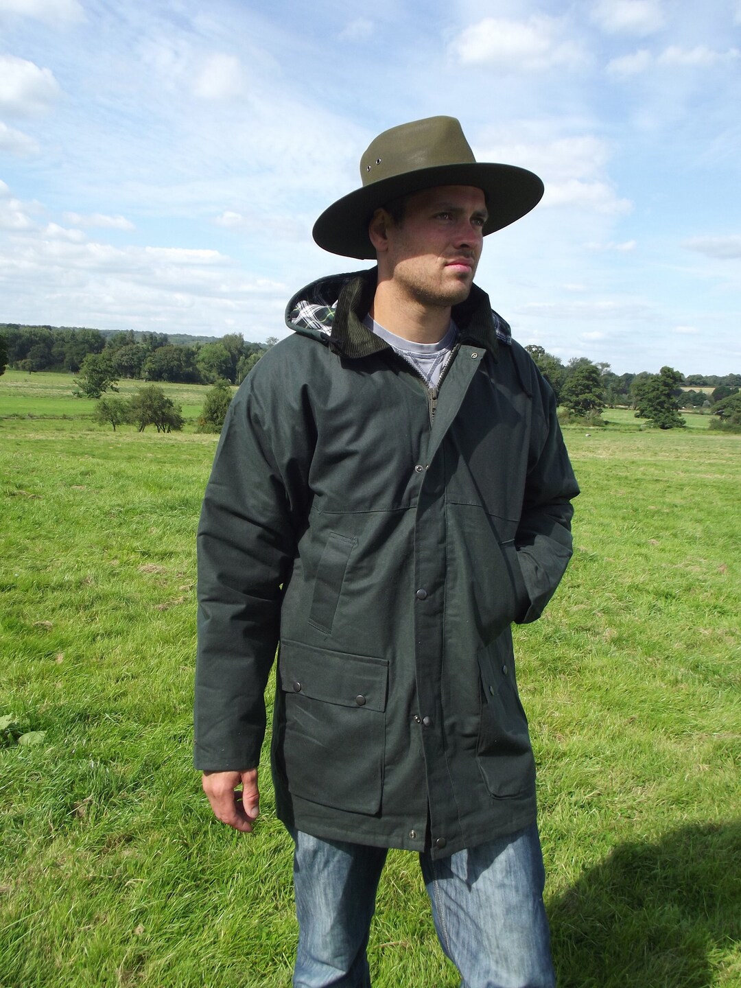 Campbell Cooper Classic Padded Wax Jacket Made in England - Etsy