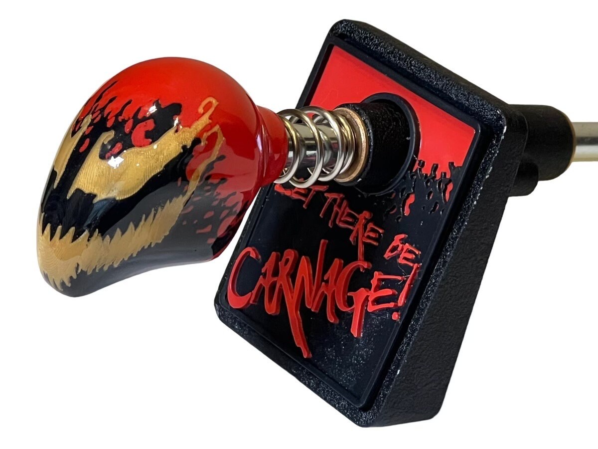 Venom Pinball- Carnage Custom Shooter Rod With Shooter Rod Plate - Etsy