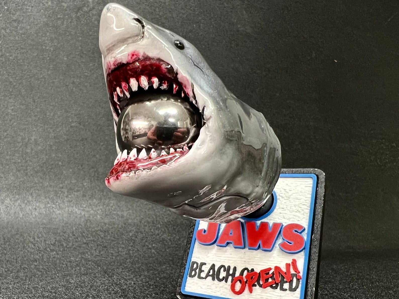 Jaws "bruce" Pinball Eating Shooter Rod and Plate - Etsy