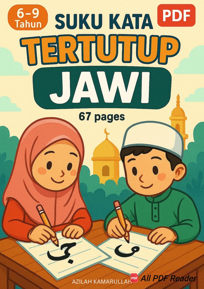 Suku Kata Tertutup JAWI - Etsy