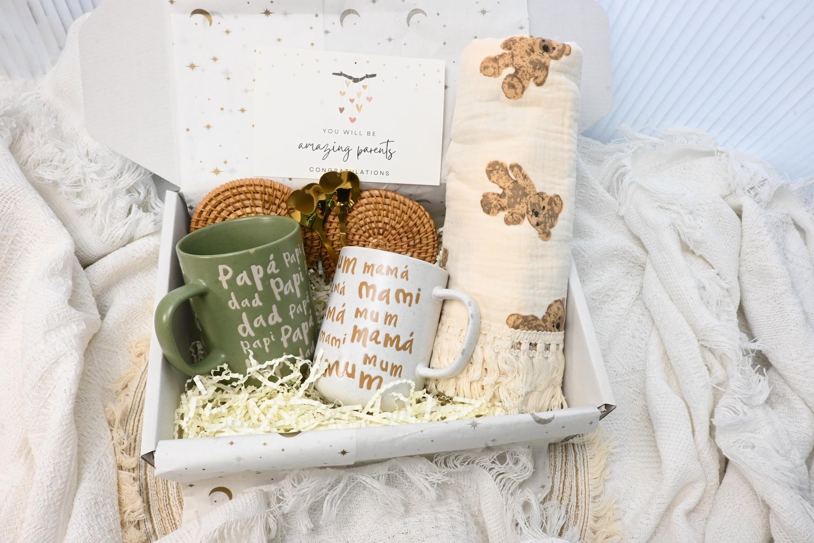 New Parents Gift Box,gender Neutral Gift,new Baby Gift,gender Reveal ...